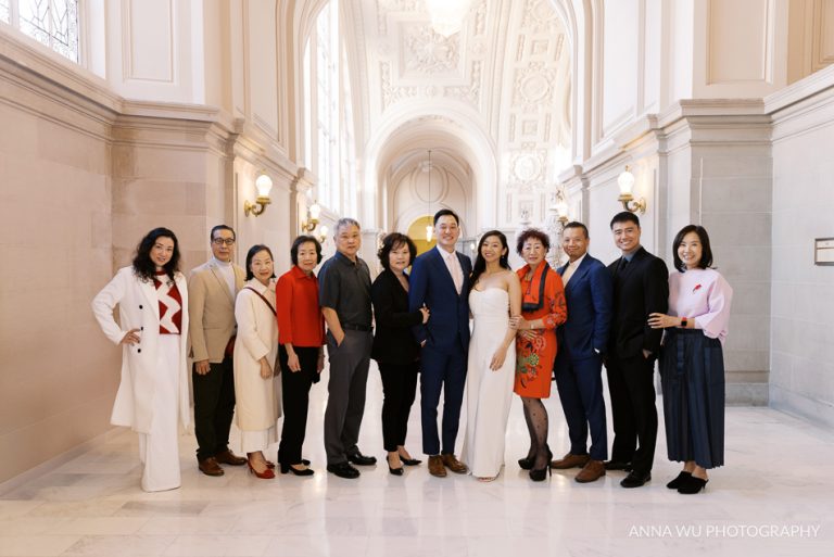Jessica & Charles | San Francisco City Hall Wedding - Anna Wu Photography