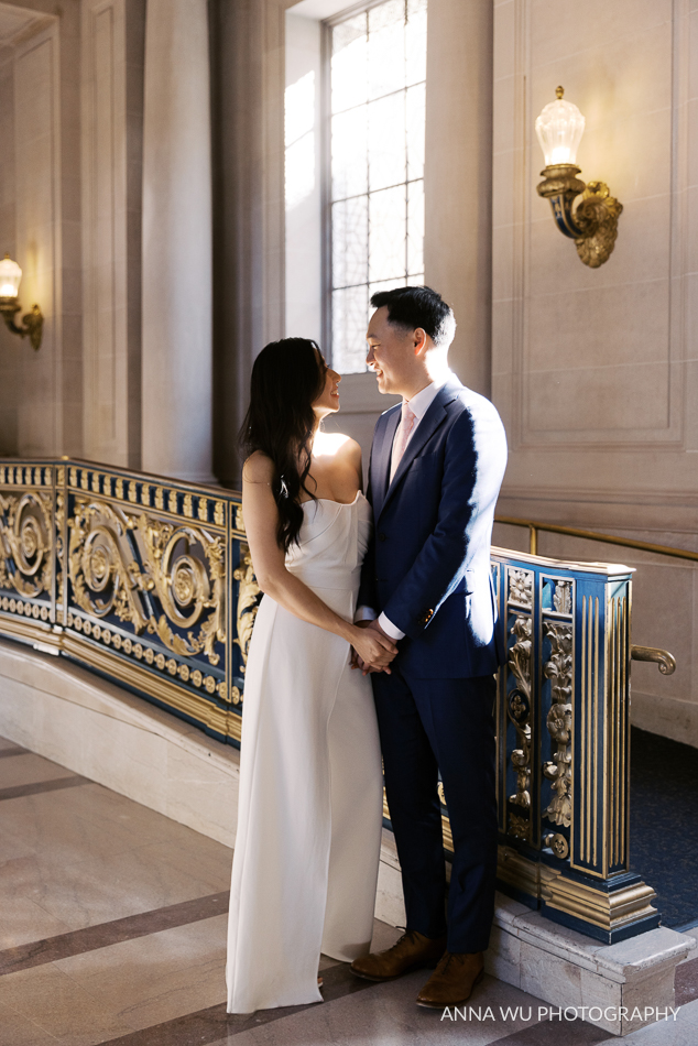 Jessica & Charles | San Francisco City Hall Wedding - Anna Wu Photography