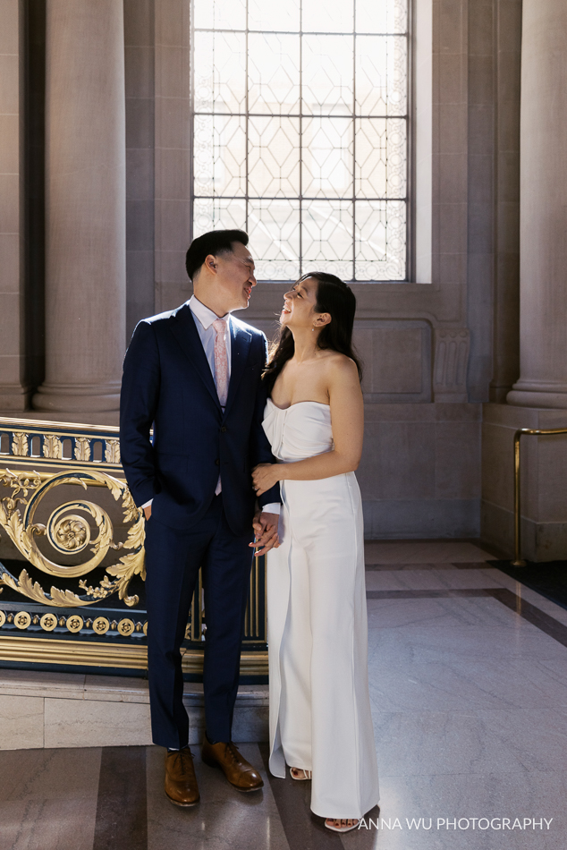 Jessica & Charles | San Francisco City Hall Wedding - Anna Wu Photography