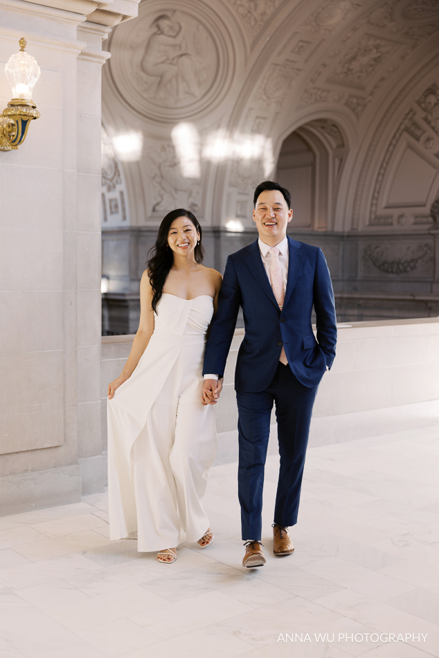 Jessica & Charles | San Francisco City Hall Wedding - Anna Wu Photography